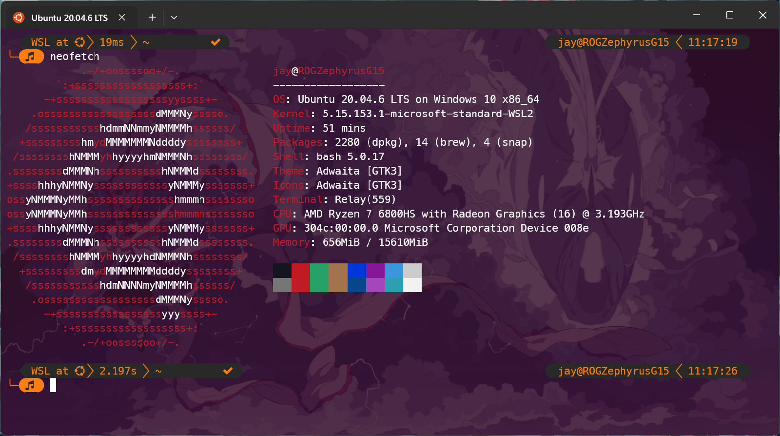 WSL 快速配置自查手册